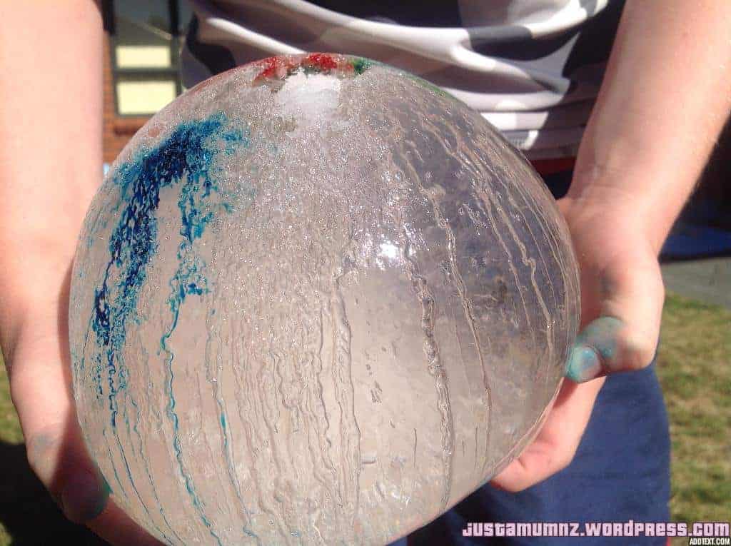 Ice Balloons - Sciencey Fun - Just a Mum's Kitchen
