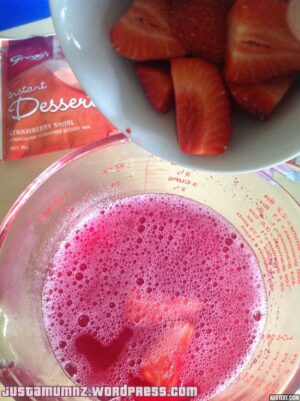 Strawberry Jelly Mousse Delight! - Just a Mum's Kitchen