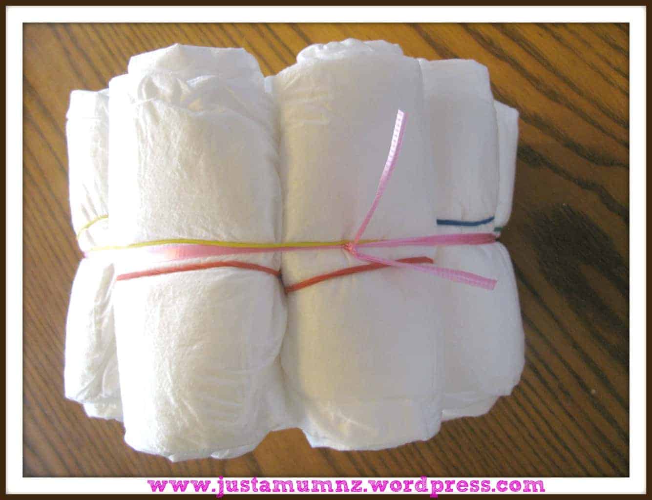 Gorgeous Baby Gift - Nappy Bike Tutorial - Just a Mum's Kitchen