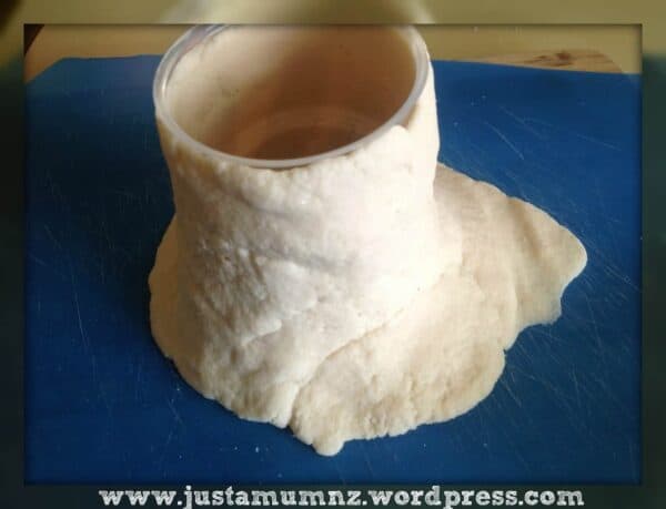 Salt Dough Volcano - Sciencey Fun | Just a Mum's Kitchen