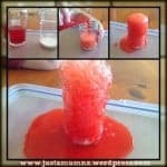 Salt Dough Volcano - Sciencey Fun | Just a Mum's Kitchen