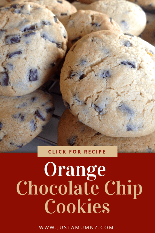Orange Chocolate Chip Cookies - Just a Mum's Kitchen