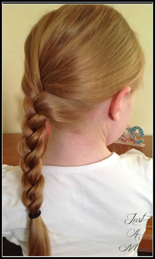 Basic Plait - Just a Mum Hairstyles - Just a Mum's Kitchen