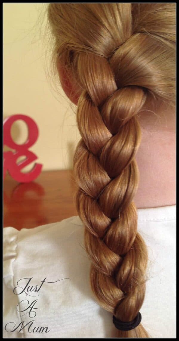 Basic Plait - Just a Mum Hairstyles - Just a Mum's Kitchen