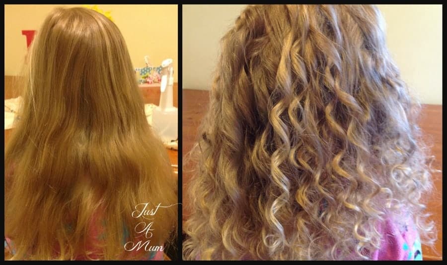 No Heat Ringlet 'Rag' Curls - Hair Tutorial - Just a Mum's Kitchen