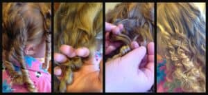 No Heat Ringlet 'Rag' Curls - Hair Tutorial - Just a Mum's Kitchen