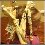 No Heat Ringlet 'Rag' Curls - Hair Tutorial - Just a Mum