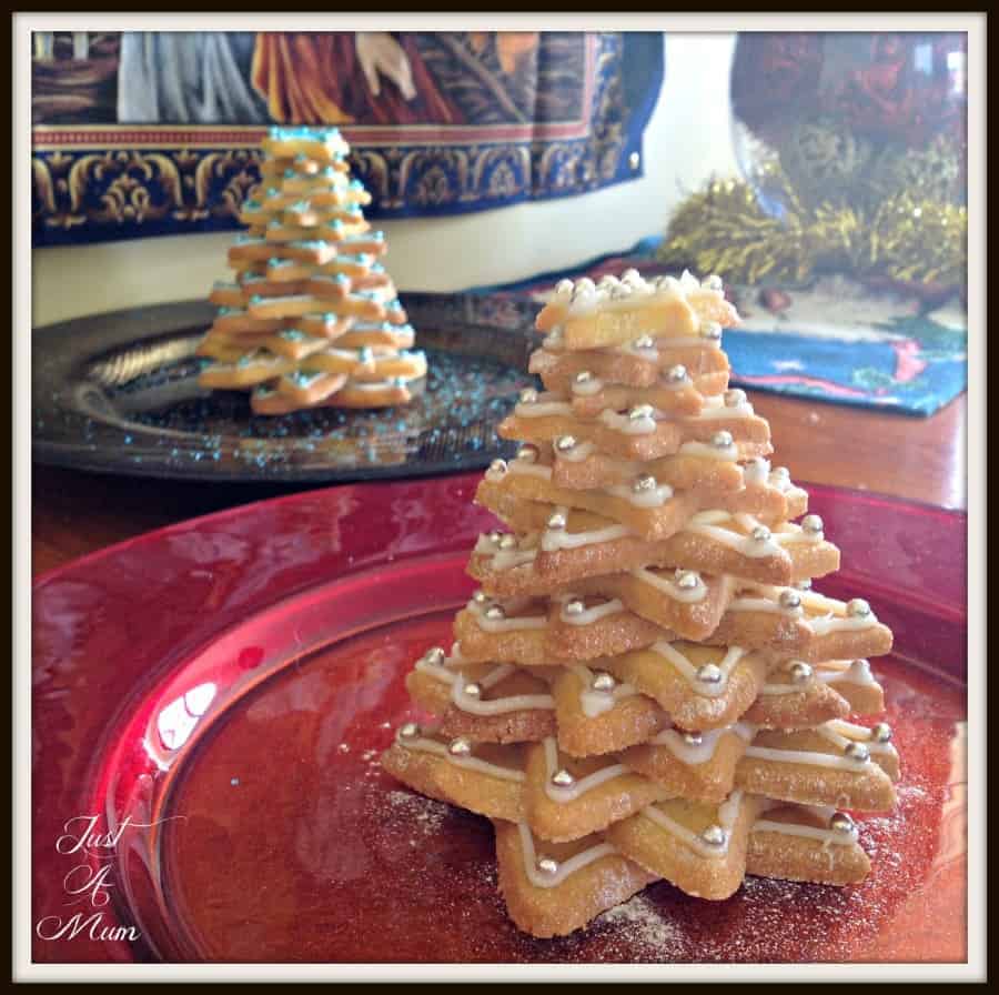 Cookie Christmas Trees - Just a Mum's Kitchen