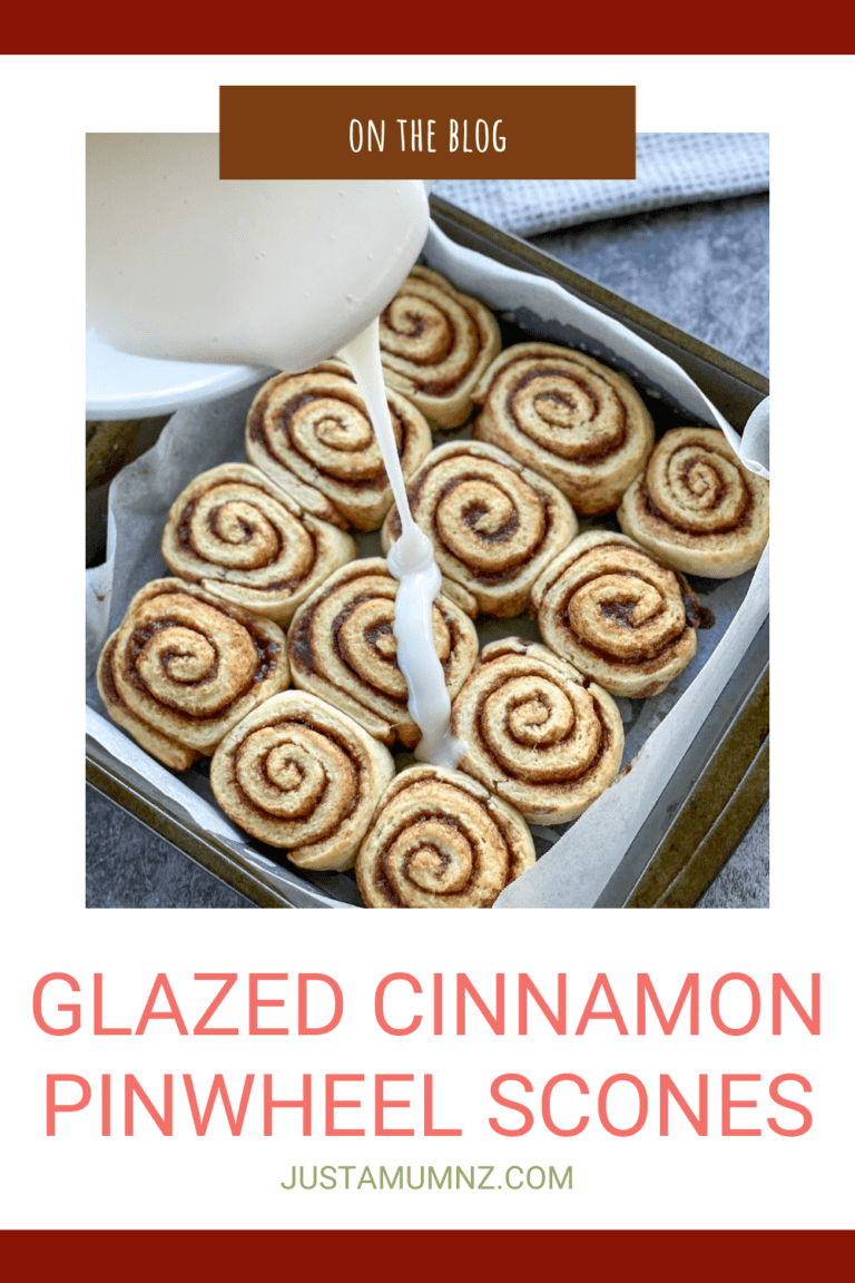 Glazed Cinnamon Pinwheel Scones - The Best Recipe! Just a Mum's Kitchen