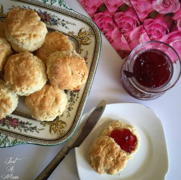 Easy 3 Ingredient Scones - Just a Mum's Kitchen