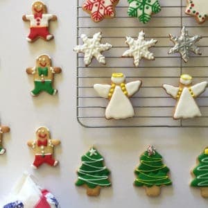 Christmas Shape Cookies - Just a Mum