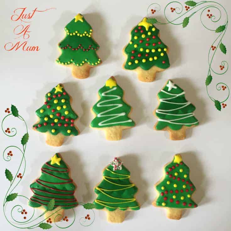 Christmas Shape Cookies - Just a Mum's Kitchen
