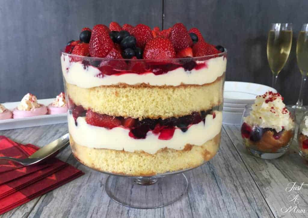 Mascarpone Trifle - Just a Mum's Kitchen
