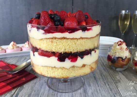 Mascarpone Trifle - Just a Mum's Kitchen