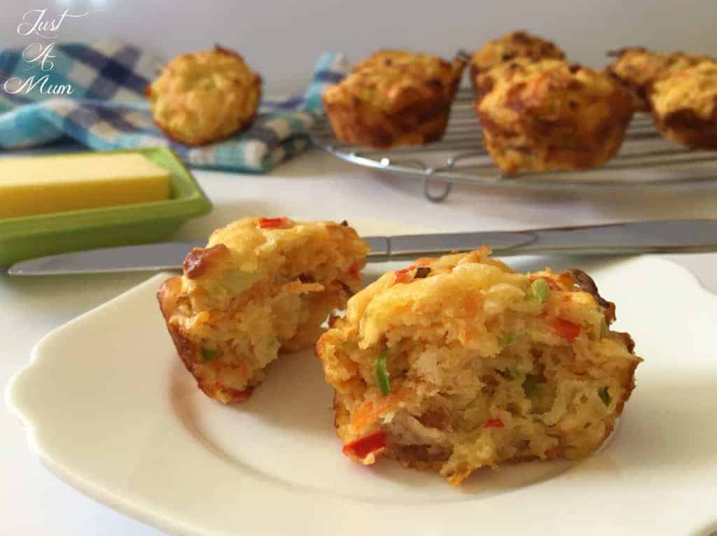 Vege Loaded Muffins - Just a Mum's Kitchen