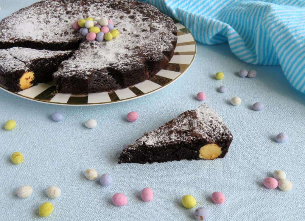 Easy Easter Egg Brownie - Just a Mum's Kitchen