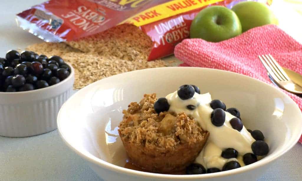 Rolled Oats & Apple Breakfast Cups - Just a Mum's Kitchen