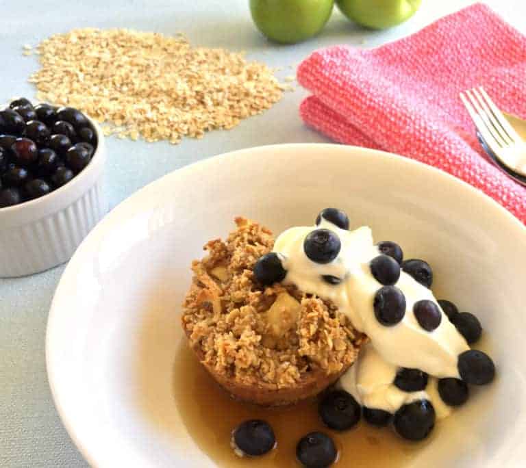 Rolled Oats & Apple Breakfast Cups - Just a Mum's Kitchen