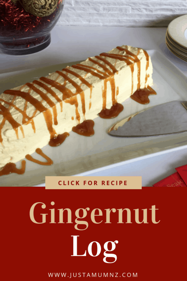 Gingernut Log - Just a Mum's Kitchen