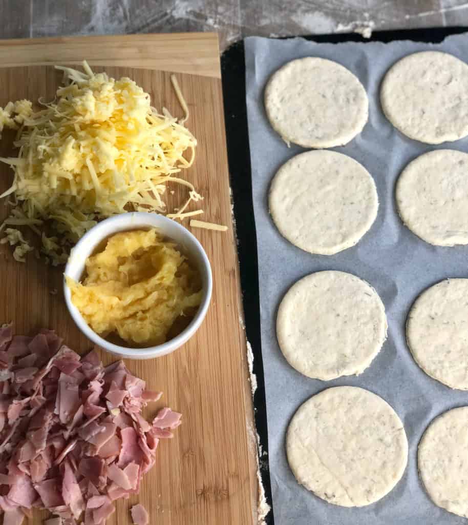 2 Ingredient Mini Pizza Bases - Just a Mum's Kitchen