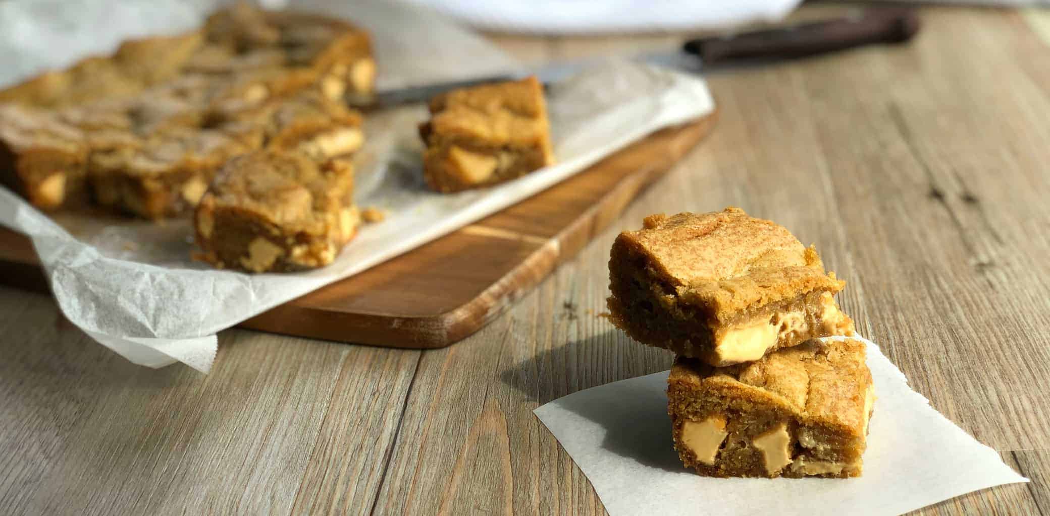 Caramilk Cookie Slice - Just a Mum's Kitchen
