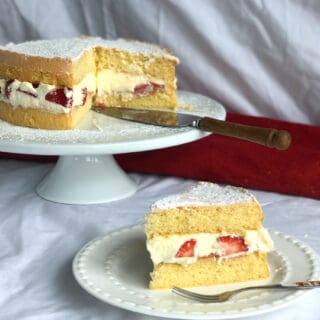 Easy Sponge Cake Recipe - Just a Mum's Kitchen