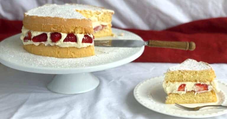 Easy Sponge Cake Recipe - Just a Mum's Kitchen
