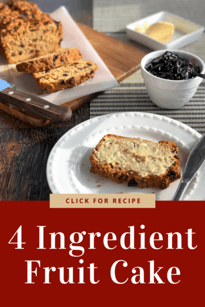 4 Ingredient Fruit Cake - Just a Mum's Kitchen