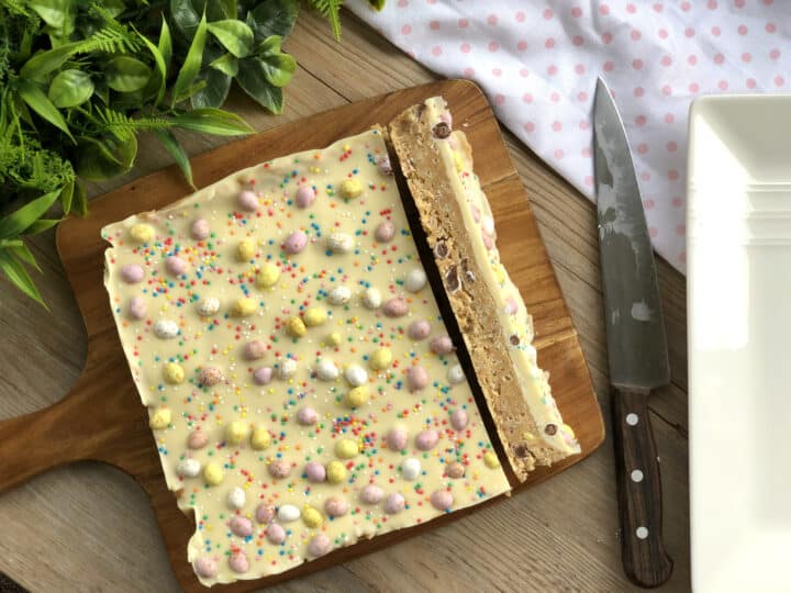 White Chocolate Easter Slice - Just a Mum's Kitchen