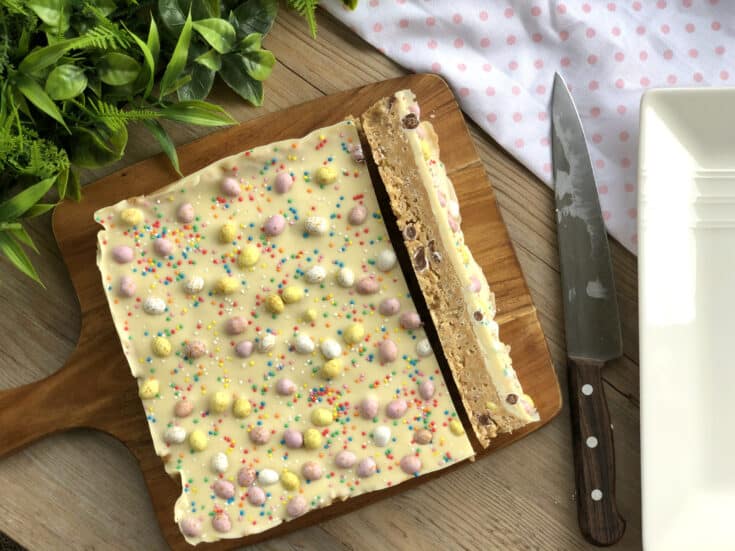 White Chocolate Easter Slice - Just a Mum's Kitchen