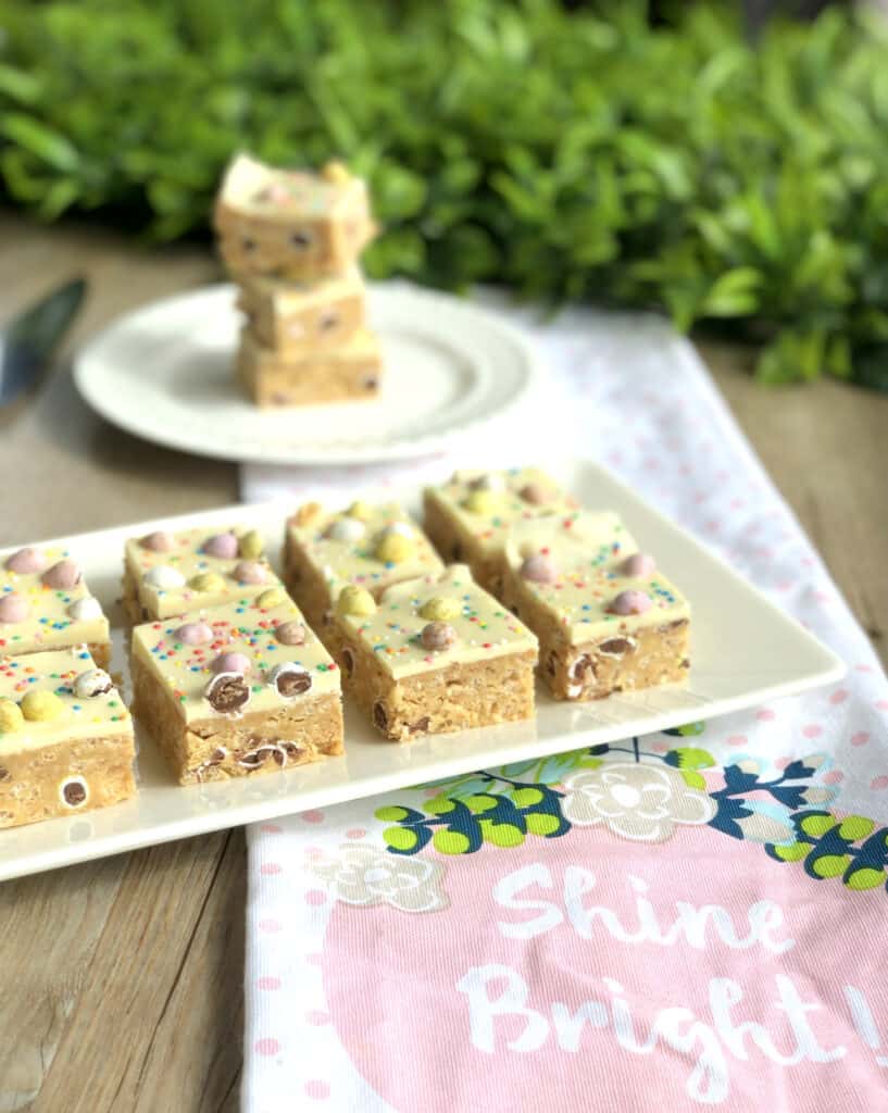 White Chocolate Easter Slice - Just a Mum's Kitchen