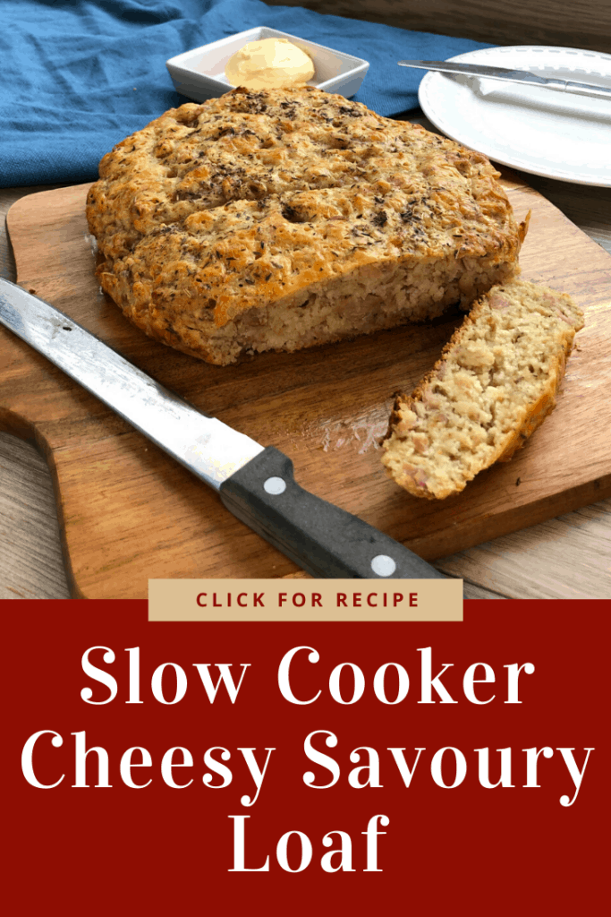 Slow Cooker Cheesy Savoury Loaf - Just a Mum's Kitchen