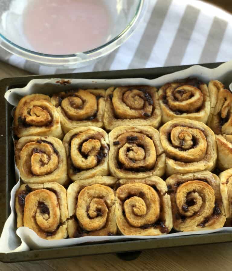 Raspberry Lemonade Scrolls - Just a Mum's Kitchen