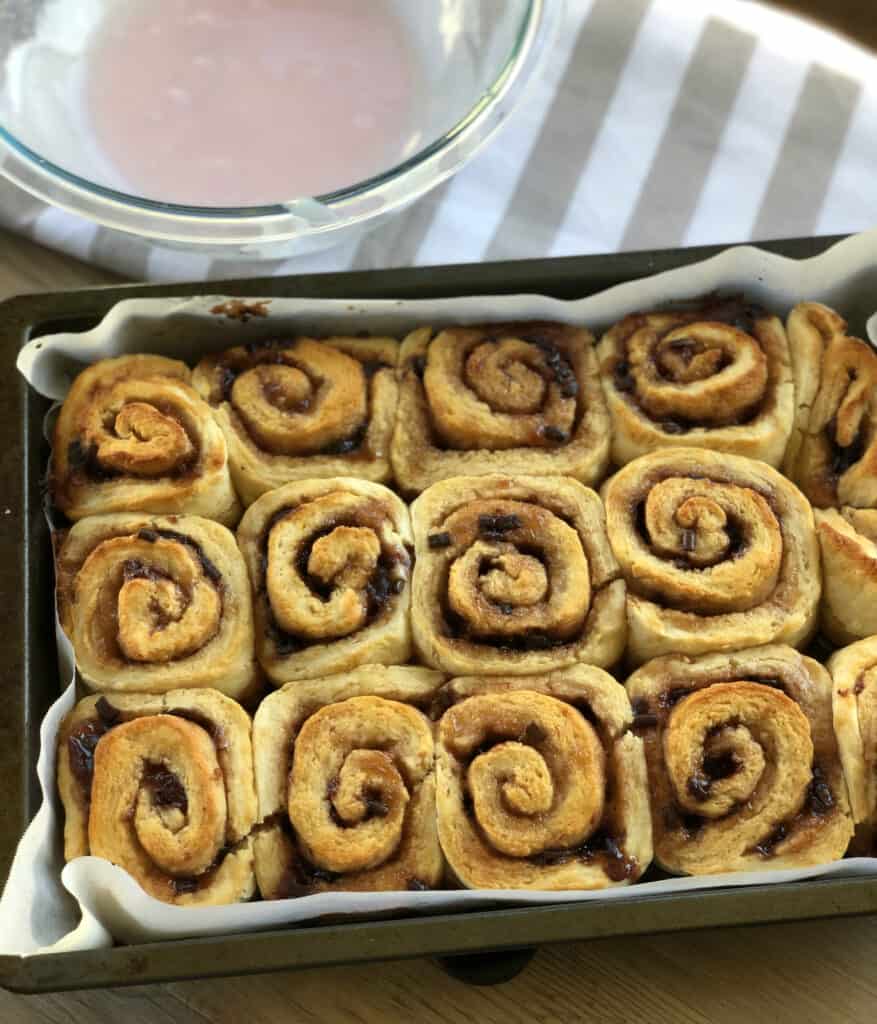 Raspberry Lemonade Scrolls - Just a Mum's Kitchen