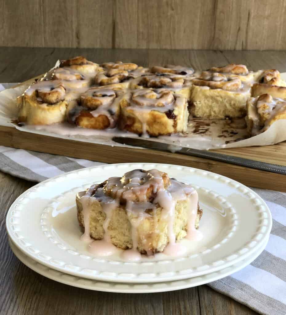 Raspberry Lemonade Scrolls - Just a Mum's Kitchen