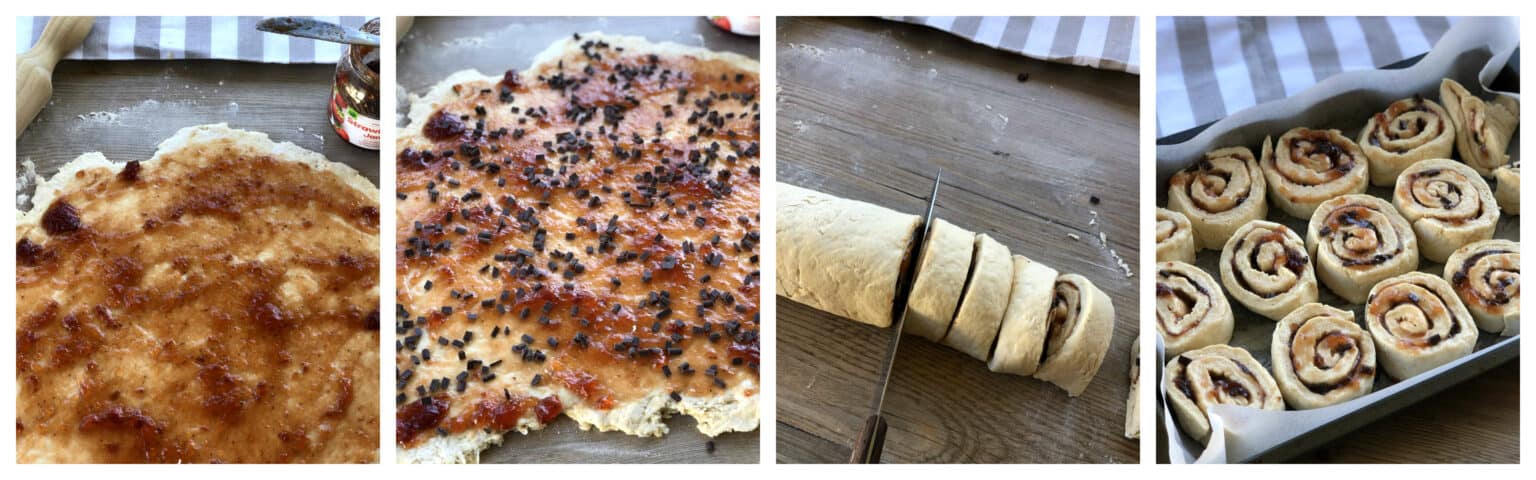 Raspberry Lemonade Scrolls - Just a Mum's Kitchen