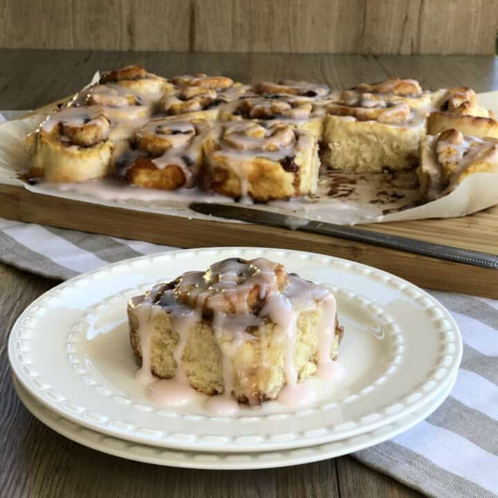 Raspberry Lemonade Scrolls - Just a Mum's Kitchen