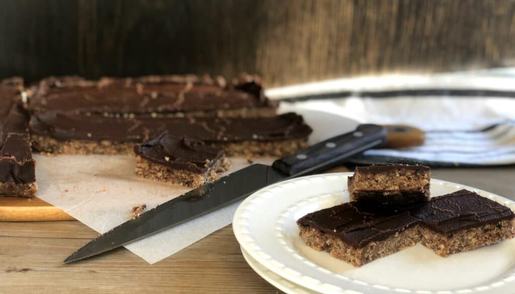 Chocolate Chew Slice - Just a Mum's Kitchen
