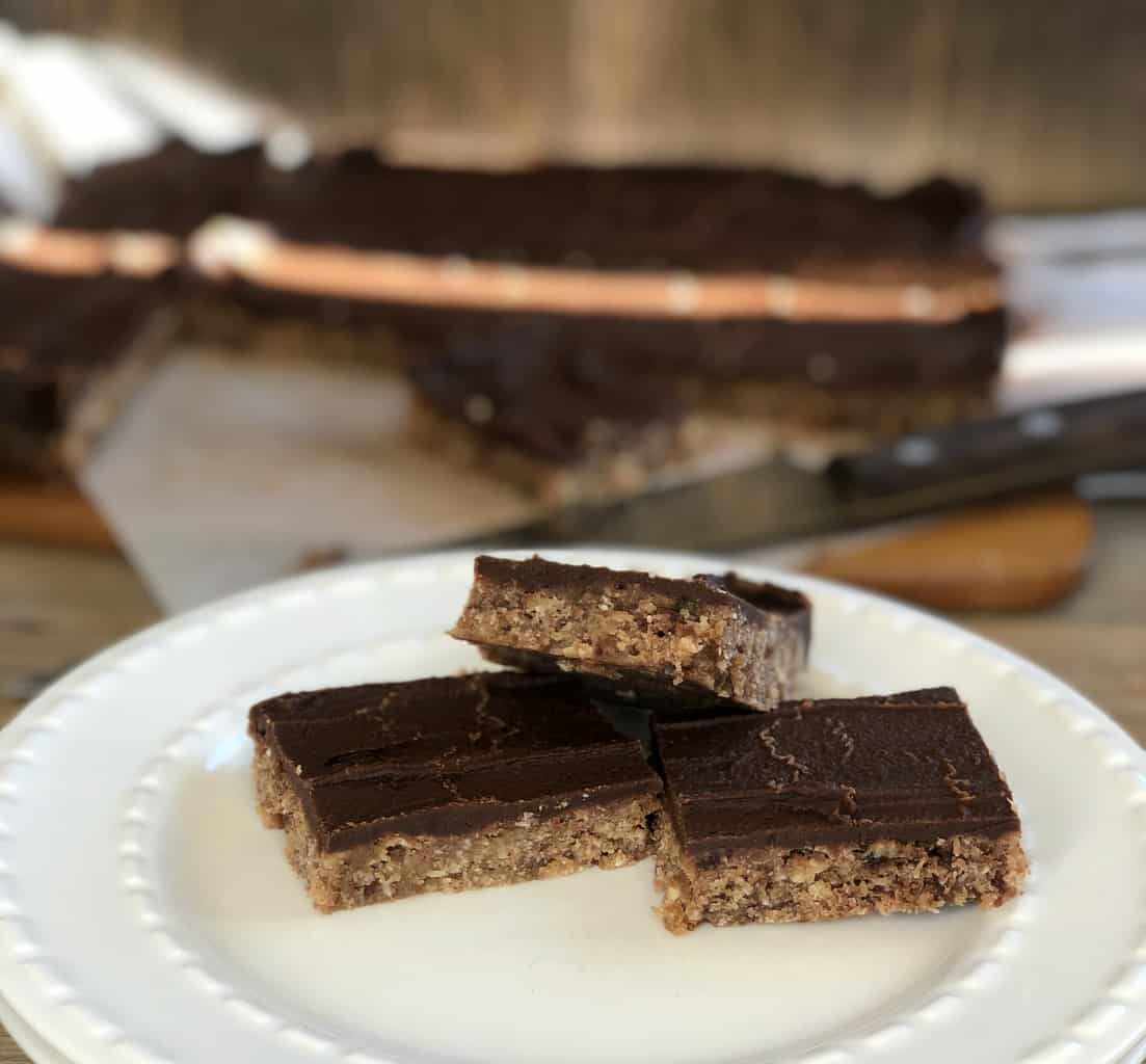 Chocolate Chew Slice - Just a Mum's Kitchen