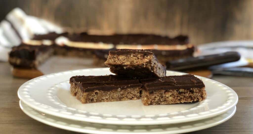 Chocolate Chew Slice - Just a Mum's Kitchen