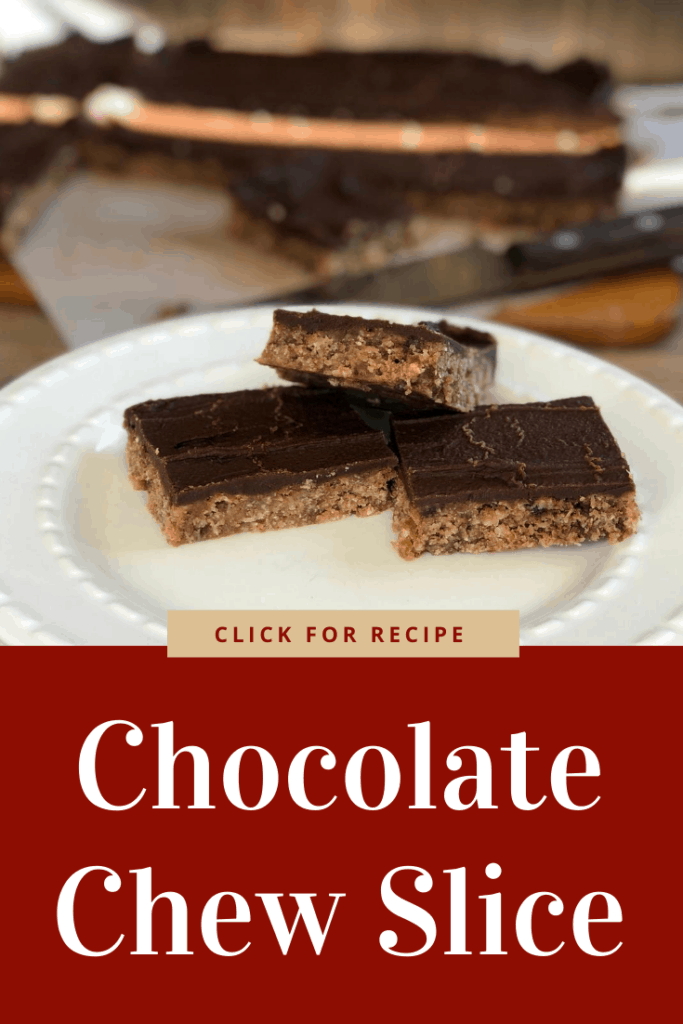 Chocolate Chew Slice - Just a Mum's Kitchen