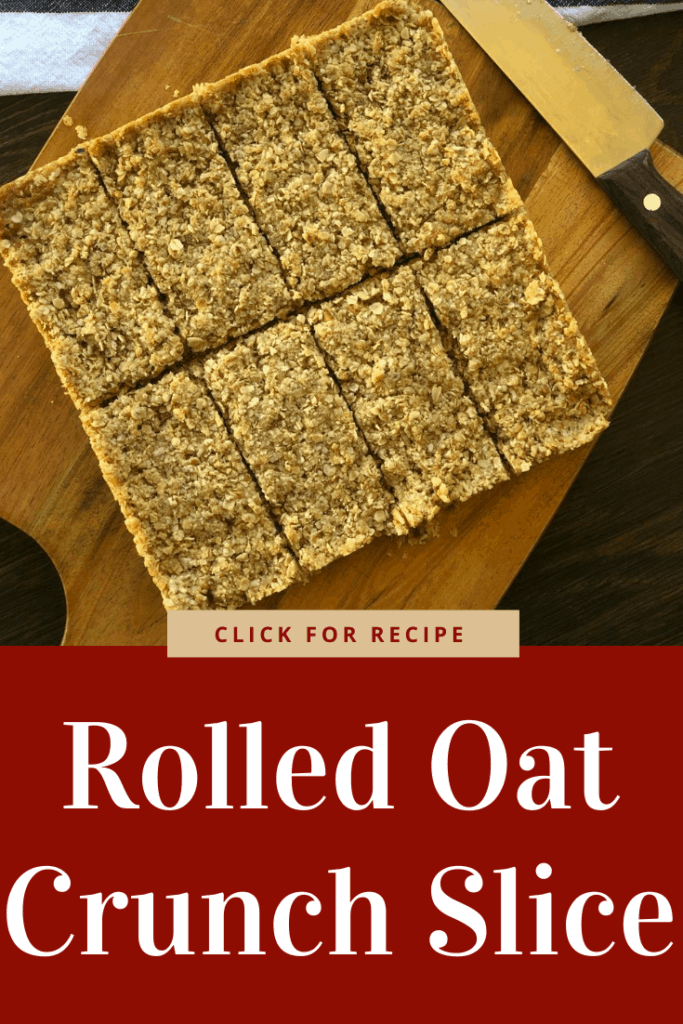 Rolled Oat Crunch Slice - Just a Mum's Kitchen