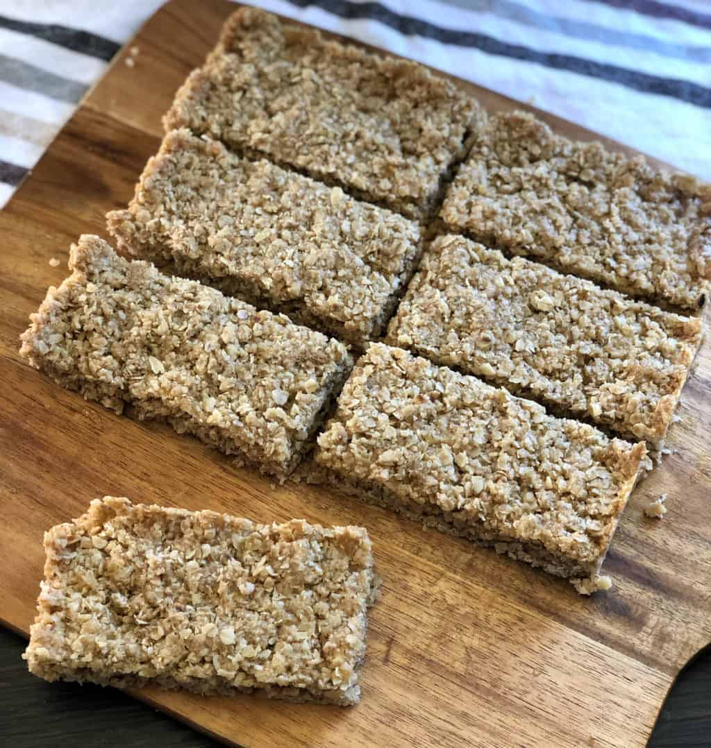 Rolled Oat Crunch Slice - Just a Mum's Kitchen