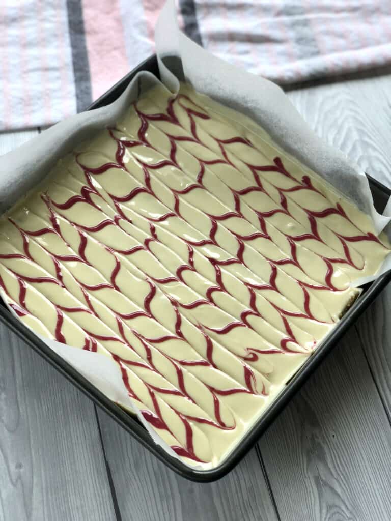 White Chocolate Cranberry No Bake Slice - Just a Mum's Kitchen