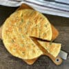 Stuffed Focaccia Bread - With Feta, Basil, Olives & Mozzarella - Just a ...