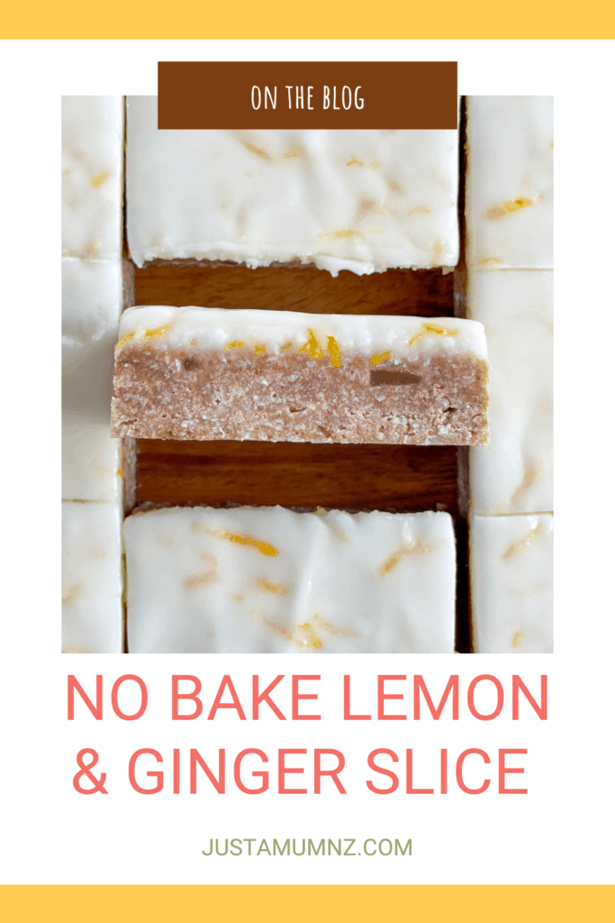 No Bake Lemon and Ginger Slice Recipe - With Crystallised Ginger - Just ...