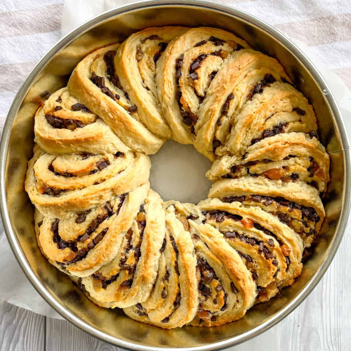 Apricot and Chocolate Scrolls - with a Vanilla Glaze - Just a Mum's Kitchen