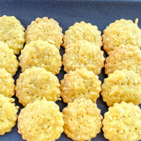 Curried Cheese Crackers - Delicious Savoury Snack - Just a Mum's Kitchen