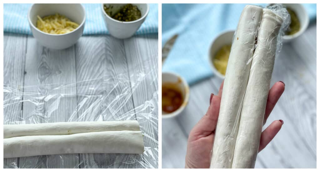 Savoury Palmiers - Pesto Puff Pastry Snacks - Just a Mum's Kitchen