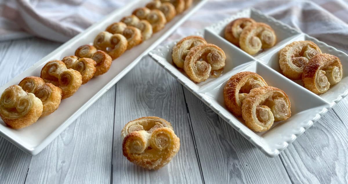 Savoury Palmiers - Pesto Puff Pastry Snacks - Just a Mum's Kitchen